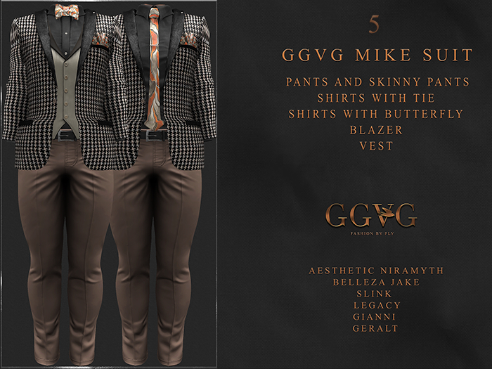 Second Life Marketplace - GGVG MIKE SUIT 5