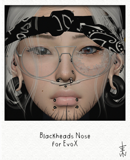 Second Life Marketplace - Lenoiserie. Blackheads Nose - EvoX