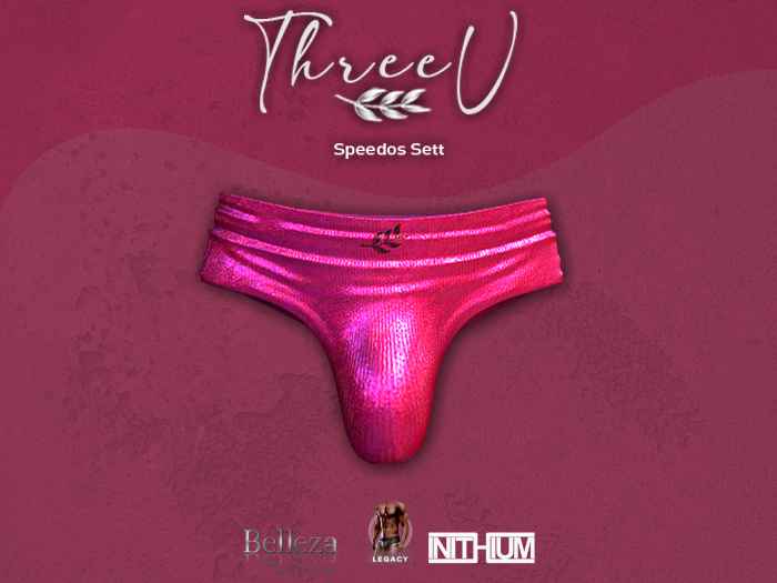 Second Life Marketplace - 3V - Speedos Sett pink