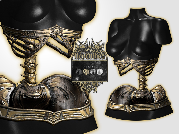 Second Life Marketplace - CURELESS[+] Nepenthes Gilded Bones / SLINK HG