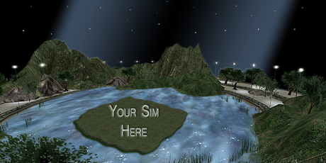 Second Life Marketplace - Sim Surround CITY (full sim surround)