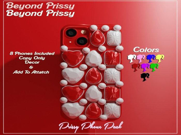 Second Life Marketplace - /// BP Prissy Phone Pack-Add to Unpack