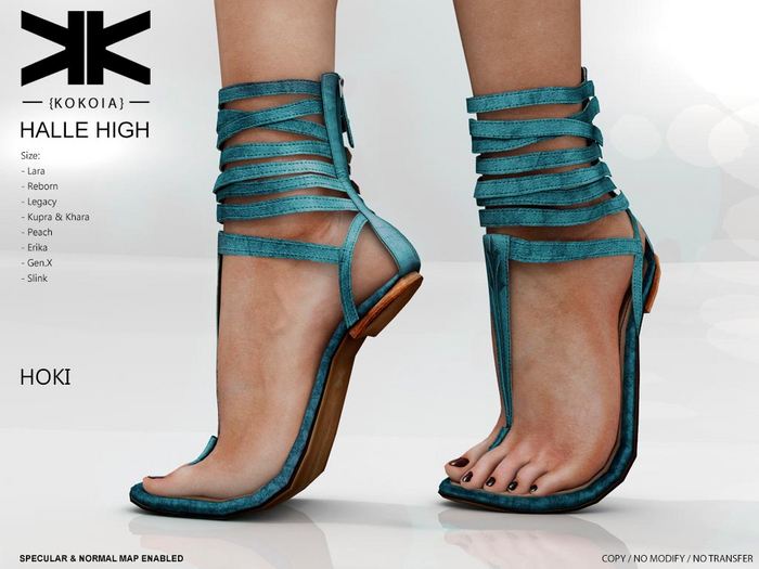 Second Life Marketplace - Halle High :: Shoes :: Hoki :: {kokoia}