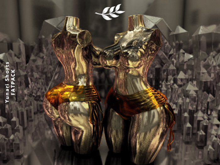 Second Life Marketplace - 3V - Yunari Shorts fatpack