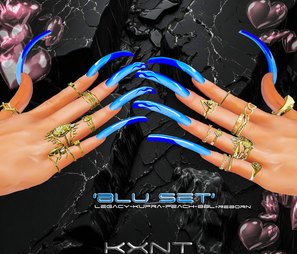 Second Life Marketplace - Kxnt-'Blu Set'-(unpacker)