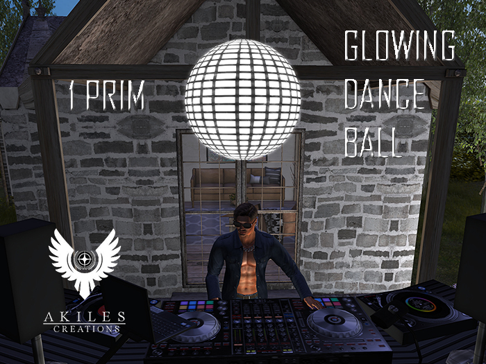 Second Life Marketplace - Akiles Creations 1 Glowing Dance Ball