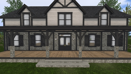 Second Life Marketplace - BH&G Stable View/Ridge Stone Shell & Shutter ...