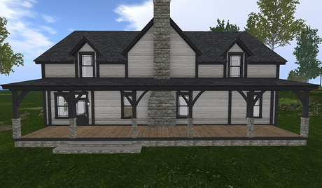 Second Life Marketplace - BH&G Stable View/Ridge Stone Shell & Shutter ...