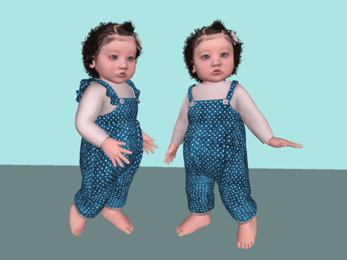 Second Life Marketplace - *SS* Blue Polkas Lullabeeb