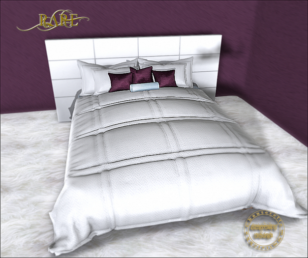 Second Life Marketplace - SAYO - Vice City Gacha - Biscayne Bay Bed - RARE