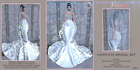 Second Life Marketplace - PROMISE BRIDAL SET --DEMO--