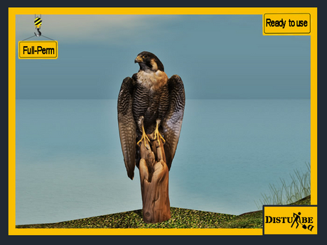 Second Life Marketplace - ::DisturbeD:: Peregrine Falcon - FULL PERM MESH