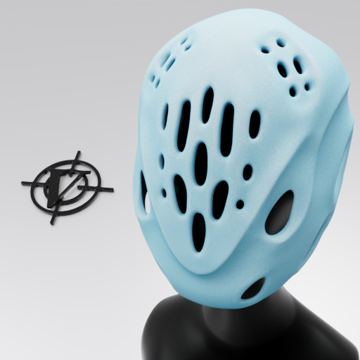 Second Life Marketplace - Vengeance - Zy Helmet "Baby Blue".