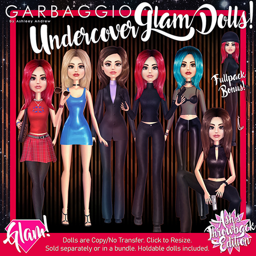 Second Life Marketplace - Garbaggio // Undercover Glam Dolls - Fullpack