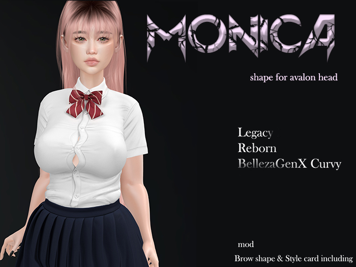Second Life Marketplace - Be Kaotic - Monica Shape for avalonhead