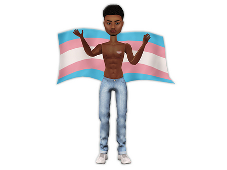 Second Life Marketplace - Garbaggio // Transgender Pride