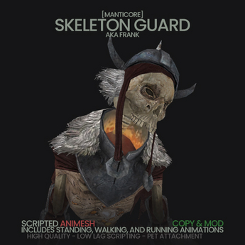 Second Life Marketplace - [Manticore] Skeleton Guard - Animesh