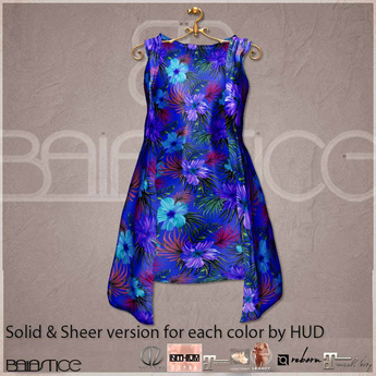 Second Life Marketplace - Baiastice_Tropika Vest-Blue