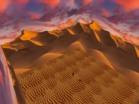 Second Life Marketplace - Sunset in desert - Skybox