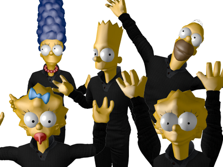 Second Life Marketplace - Simpson family (heads & hands) copyable