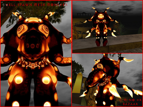 Second Life Marketplace - Halloween mesh monster avatar