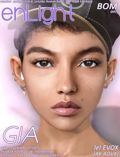 Second Life Marketplace - enLight GIA 6-lama BOM skin (EvoX)