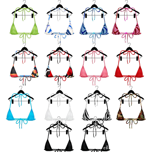 Second Life Marketplace - Melange: India Kini Top [Fatpack]