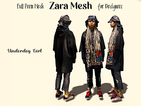 Second Life Marketplace - ZM - Character - Underdog Girl FULL PERM