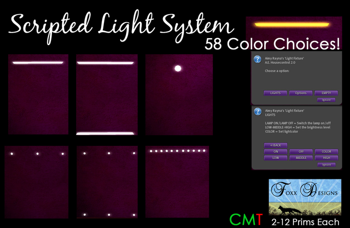 Second Life Marketplace - Scripted Light System - 6 Styles in One