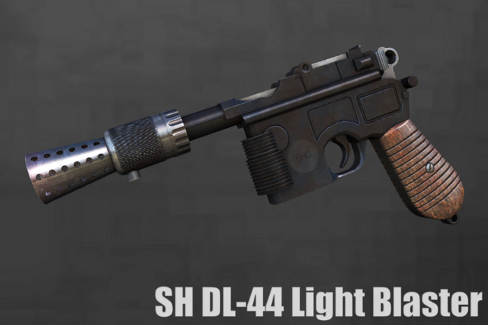 Second Life Marketplace - SH RP Prop Gun - DL-44 Light Blaster