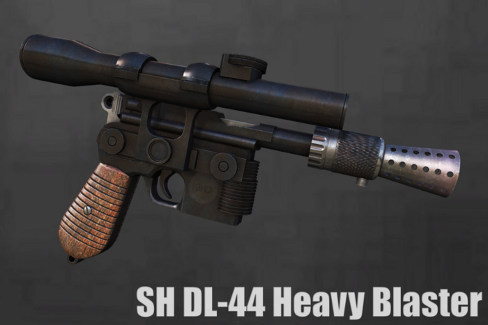 Second Life Marketplace - SH RP Prop Gun - DL-44 Heavy Blaster