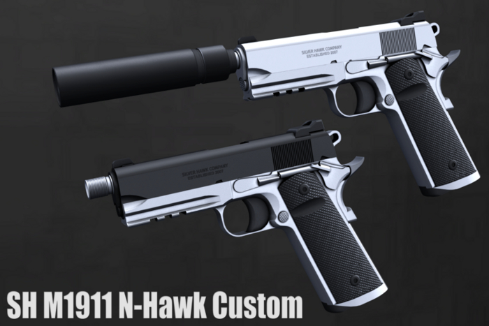 Second Life Marketplace - SH RP Prop Gun - M1911 N-Hawk Custom