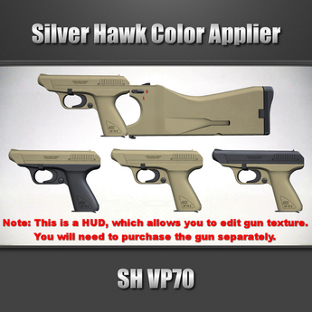 Second Life Marketplace - SH RP Prop Gun - VP70 (Female Version)
