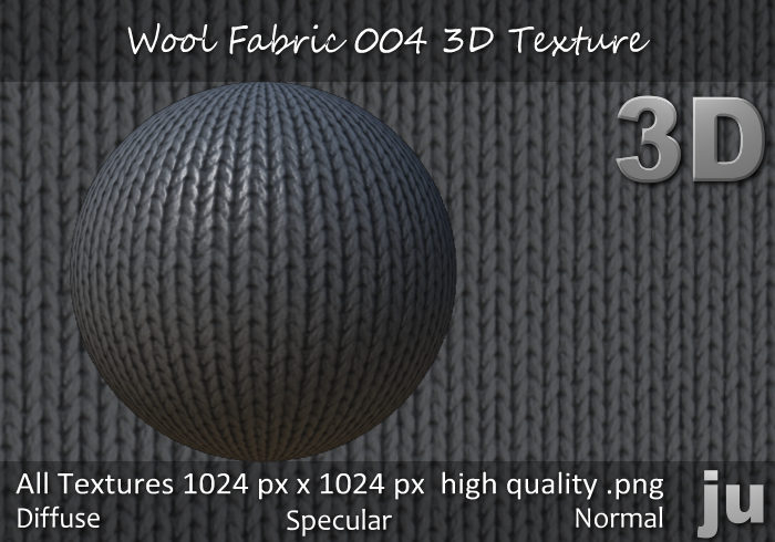 Second Life Marketplace - JU Wool Fabric 004 3D Texture Full Perm