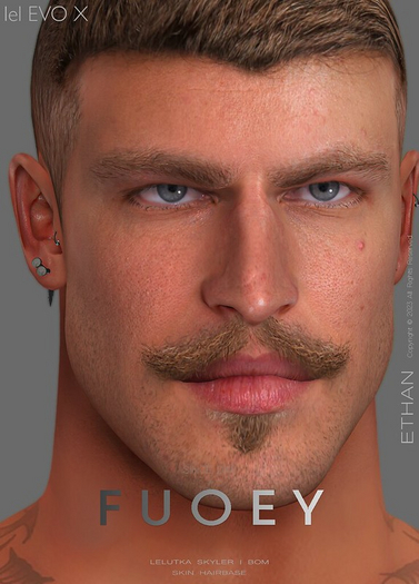 Second Life Marketplace - f u o e y . Ethan Skin Ruddy