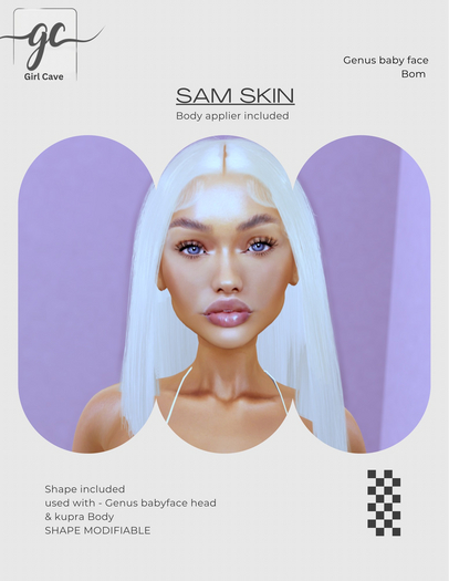 Second Life Marketplace - G'C- Sam Skin