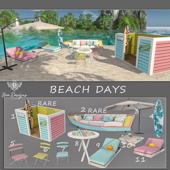 Second Life Marketplace - 07 Bee Designs Beach days