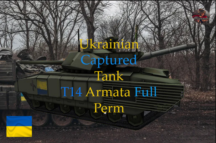 Second Life Marketplace - T14 ARMATA UKRAINIAN CAPTURED TANK FULL PERM