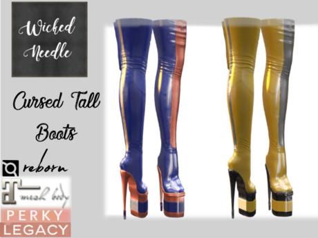 Second Life Marketplace - ~W-N~ Cursed Tall Boots