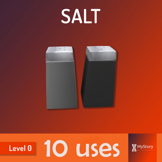 Second Life Marketplace - Salt - [MyStory] x10 uses Mystory My Story