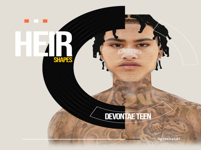 Second Life Marketplace - Devontae Teen Shape