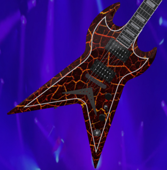 Second Life Marketplace - Dark Horse Dean SGV Lava Crackle (Box)