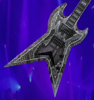 Second Life Marketplace - Dark Horse Dean SGV Snakeskin B&W (Box)