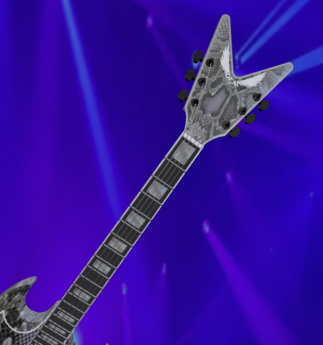 Second Life Marketplace - Dark Horse Dean SGV Snakeskin B&W (Box)