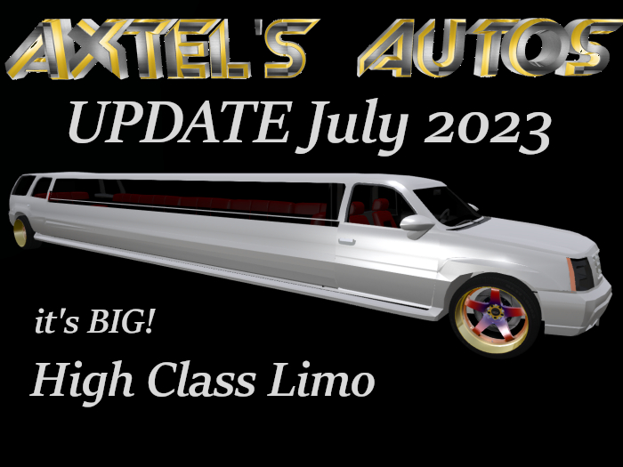 Second Life Marketplace - 2025 UPDATE - High Class Limo v3.1 UPDATE ...