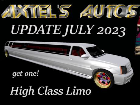 Second Life Marketplace - High Class Limo v2.3 UPDATE July 2023 - 99 ...