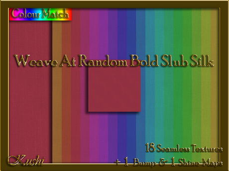 Second Life Marketplace - Weave At Random Bold Slub Silk Solid Seamless ...