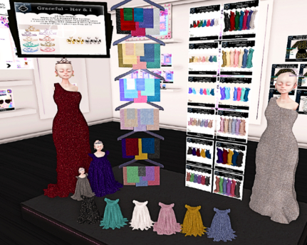 Second Life Marketplace - {Boujee}Graceful Her & I Set - 3 Dazzle ...