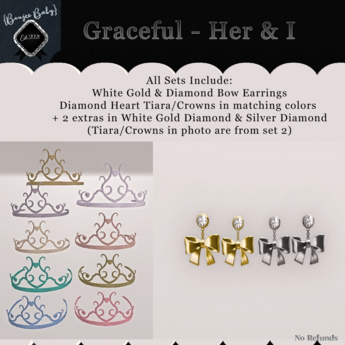 Second Life Marketplace - {Boujee}Graceful Her & I - Set 2 Dazzle - TD ...