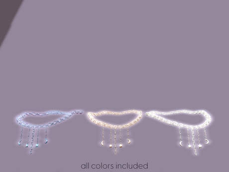 Second Life Marketplace - sleep. Moon Crown Chain DEMO